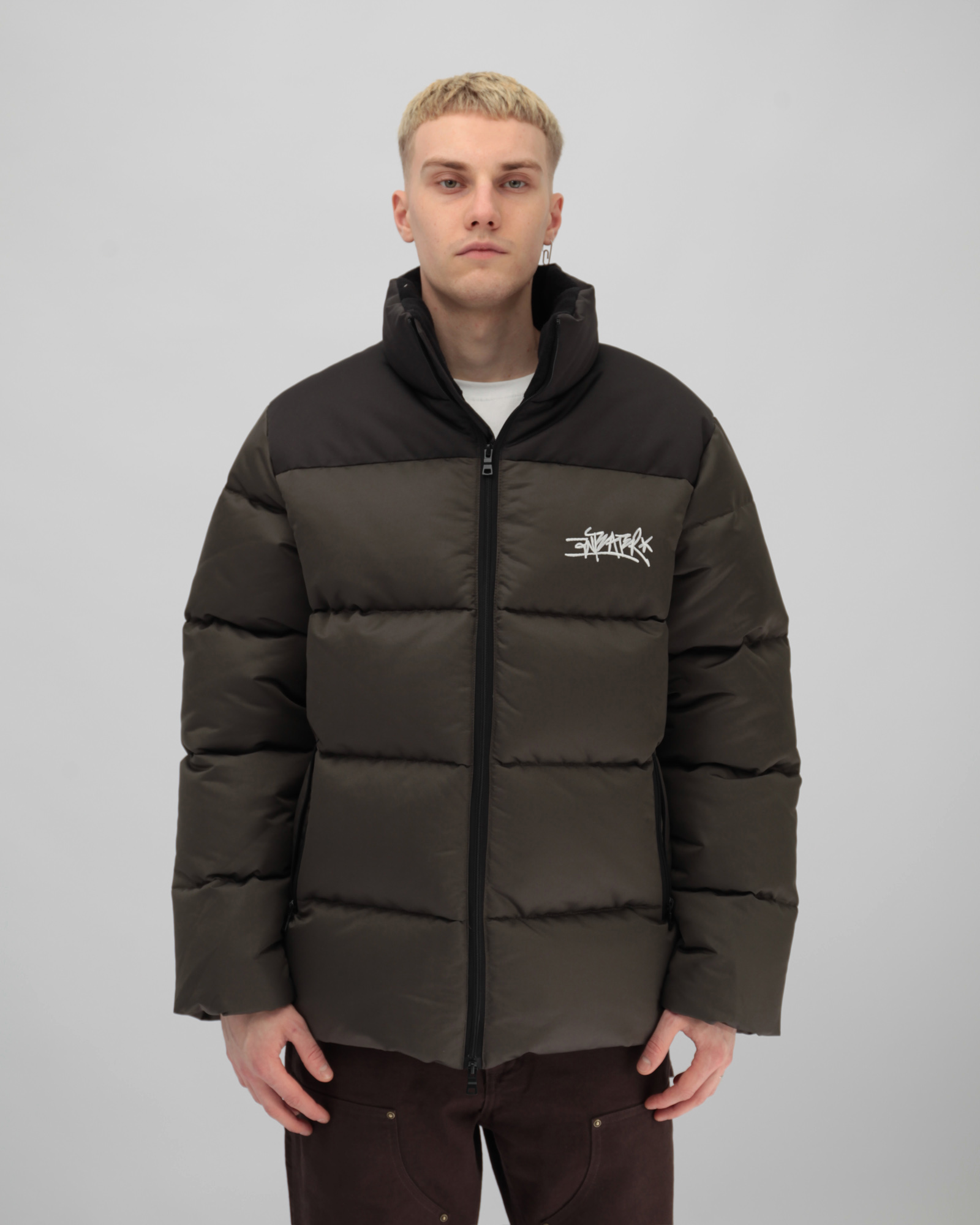 Куртка Anteater DownJacket, артикул Downjacket-Combo-Dark-Haki в магазине Creamshop.ru